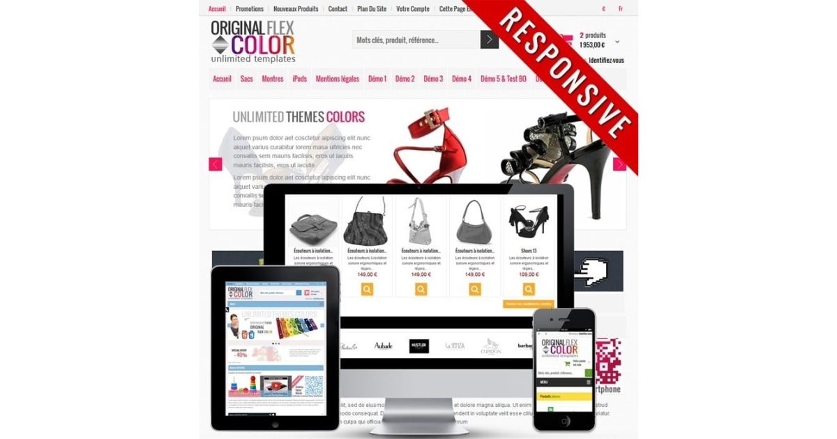 Original Flex Color Responsive Unlimited Themes Colors