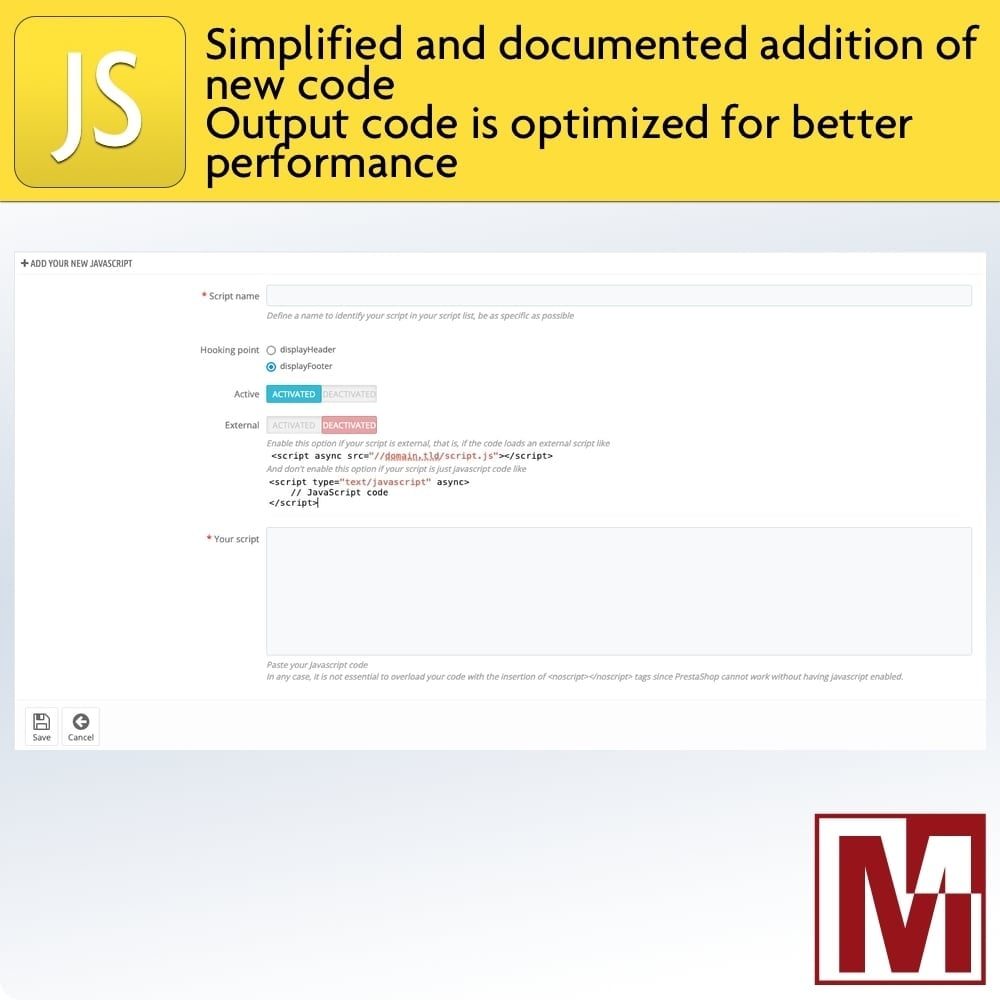 Simply add JavaScript